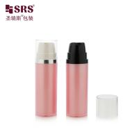 China SRSA404 15ml 30ml 50ml Transparent AS Plastic Airless Bottle For Facial Gel Serum Packaging for sale