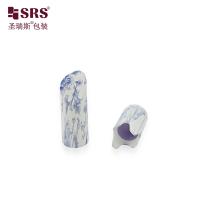 China BLPM-10ML Clear Transparent Glass Roll On Bottle With Unique Shape Plastic Cap Mold Opening for sale