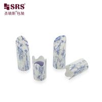 China BLPM-10ML Clear Transparent Glass Roll On Bottle With Unique Shape Plastic Cap Mold Opening for sale