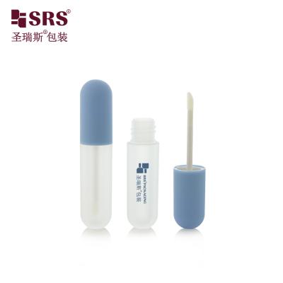 China SLR022-5ML Round Bottom Tube With Dome Cap Lip Gloss Bottle Packaging Wholesale Applicator for sale