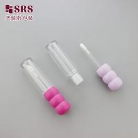 China SLR023-3ML Clear Bottle With Cute Unique Shape Cap For Lip Gloss Empty Applicator Makeup Packaging for sale