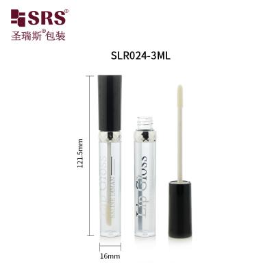 China SLR024-3ML Unique Design Plastic Tube Clear Transparent Lip Gloss Tube Makeup Bottle Packaging Customization for sale