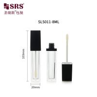 China SLS011-8ML Square Luxury Portable Empty Lip Gloss Liquid Highlight Bottle Applicator for sale