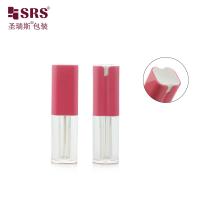 China SLS012-3ML Square Round Corner Transparent Plastic Tube Lip Gloss Packaging Wholesale Customization for sale