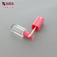 China SLS012-3ML Square Round Corner Transparent Plastic Tube Lip Gloss Packaging Wholesale Customization for sale