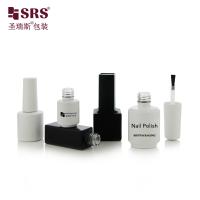China Customize Color Glass Bottle With Brush For Nail Polish Empty Makeup Bottles Packaging Painted Color With Logo Printing for sale