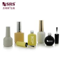 China Customize Color Glass Bottle With Brush For Nail Polish Empty Makeup Bottles Packaging Painted Color With Logo Printing for sale