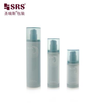 China PFC 30ML 50ML 100ML PP Double Wall Replaceable Airless Bottle For Skincare Facial Serum Essence for sale