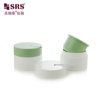 China FC1 50g 100g PP Empty PCR Recycled Replaceable Plastic Cream Jar Container Packaging for sale