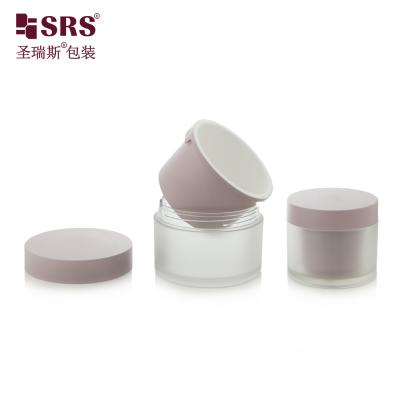China J101 50g 100g 240g Luxury Empty Facial Cream Jar Container Cosmetic Packaging Replaceable for sale
