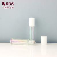 China BLPM-10ML SRS Electroplated Iridescent Glass Roll-On Bottles for Perfume Customizable Luxury Cosmetic Packaging with Stainless Steel Roller Ball for sale
