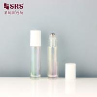 China BLPM-10ML SRS Electroplated Iridescent Glass Roll-On Bottles for Perfume Customizable Luxury Cosmetic Packaging with Stainless Steel Roller Ball for sale