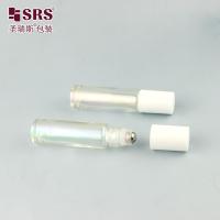 China BLPM-10ML SRS Electroplated Iridescent Glass Roll-On Bottles for Perfume Customizable Luxury Cosmetic Packaging with Stainless Steel Roller Ball for sale