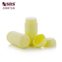 China D054 30ml Cute Empty PP Deodorant Stick Container Round Bottom Top Packaging Bottom Filling for sale
