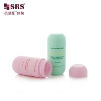 China D054 30ml Custom Pink Green Colored Injection PP PCR Recycled Material Deodorant Stick Container Packaging for sale