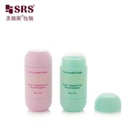 China D054 30ml Custom Pink Green Colored Injection PP PCR Recycled Material Deodorant Stick Container Packaging for sale