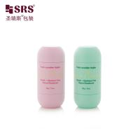 China D054 30ml Custom Pink Green Colored Injection PP PCR Recycled Material Deodorant Stick Container Packaging for sale