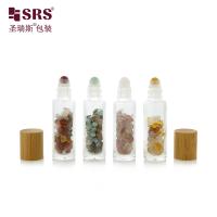 China BLPM-15ML Thick Wall High Quality Empty Glass Transparent Roller Steel Ball Bottle For Essential Oil for sale