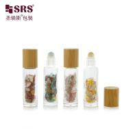 China BLPM-15ML Thick Wall High Quality Empty Glass Transparent Roller Steel Ball Bottle For Essential Oil for sale