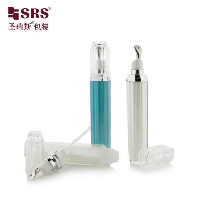 China L002 15ML 20ML Paint Blue Pearl White Luxury High Quality Eye Cream Gel Metal Applicator Packaging for sale