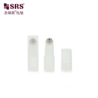 China RPPH-2ml Mini Sample Size Clear Glossy PP PCR Roller Ball Bottle Applicator For Serum Essence for sale