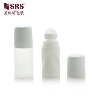 China RPPB 50ML Unique Shape Plastic PP Mono Roll On Deodorant Bottle for sale