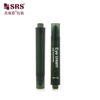 China AY 10ML 15ML Luxury Eye Gel Airless Roller Bottle Massage Applicator for sale
