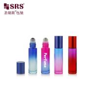 China BLPM 10ML Customize Painted Color Thick Wall Mold Empty Glass Roll On Bottle For Essential Oil for sale