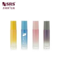 China BLPM 10ML Customize Painted Color Thick Wall Mold Empty Glass Roll On Bottle For Essential Oil for sale