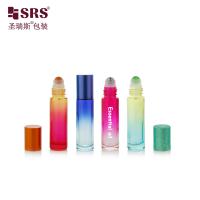 China BLPM 10ML Customize Painted Color Thick Wall Mold Empty Glass Roll On Bottle For Essential Oil for sale