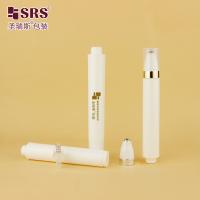 China AY 10ML 15ML Injection Custom Color Glossy Matte Finished Airless Roll On Bottle For Eye Cream Massage Applicator for sale