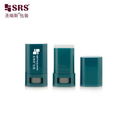 China D043 Empty Oval Pocket Size Balm Stick Container 15ml 20ml for Sunscreen & Deodorant for sale
