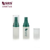 China PA029 15ml 30ml 50ml Matte Frosted Empty PP Clear Airless Bottle With Lotion Sprayer Pump for sale
