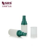 China PA029 15ml 30ml 50ml Matte Frosted Empty PP Clear Airless Bottle With Lotion Sprayer Pump for sale