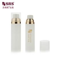 China PA0202A 30ml 50ml 75ml 100ml Injection Custom Color Glossy Silk Screen Printing Airless Bottle For Foundation for sale