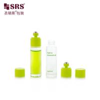 China BLPB 15ml Molded Thick Wall Glass Roller Ball Bottle With Switch For Essential Oil for sale