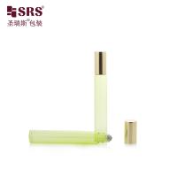 China BLP-10ML Empty Transparent Glass Tube Eye Oil Roller Ball Bottle No Leakage Pocket Size for sale