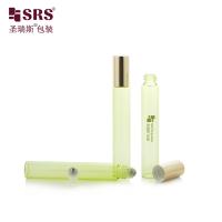 China BLP-10ML Empty Transparent Glass Tube Eye Oil Roller Ball Bottle No Leakage Pocket Size for sale