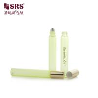 China BLP-10ML Empty Transparent Glass Tube Eye Oil Roller Ball Bottle No Leakage Pocket Size for sale