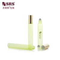 China BLP-10ML Empty Transparent Glass Tube Eye Oil Roller Ball Bottle No Leakage Pocket Size for sale