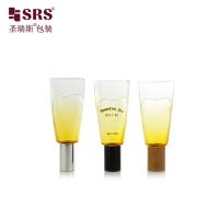China GB3 10ML Empty Tube Shape Thick Wall Glass Roller Steel Ball Essential Oil Bottle No Leakage for sale