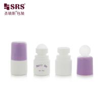 China RPPC 30ML Cute Round Deodorant Roll On Roller Ball Bottle Injection Custom Color for sale