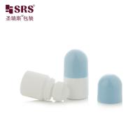 China RPPC 30ML Cute Round Deodorant Roll On Roller Ball Bottle Injection Custom Color for sale