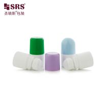 China RPPC 30ML Cute Round Deodorant Roll On Roller Ball Bottle Injection Custom Color for sale