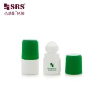 China RPPC 30ML Cute Round Deodorant Roll On Roller Ball Bottle Injection Custom Color for sale