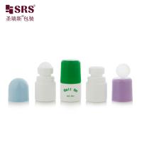 China RPPC 30ML Cute Round Deodorant Roll On Roller Ball Bottle Injection Custom Color for sale