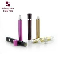 China DR004 10ML Luxury Double Wall Metalic Painting Custom Color Vibrating Roller Bottle Massage for sale