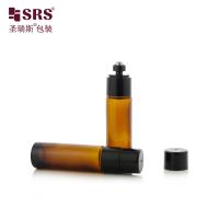 China BLPB 15ML Luxury New Design Glass Roll On Bottle With Switch For Essential Oil No Leakage for sale