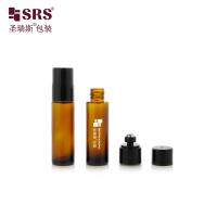 China BLPB 15ML Luxury New Design Glass Roll On Bottle With Switch For Essential Oil No Leakage for sale