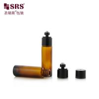 China BLPB 15ML Luxury New Design Glass Roll On Bottle With Switch For Essential Oil No Leakage for sale